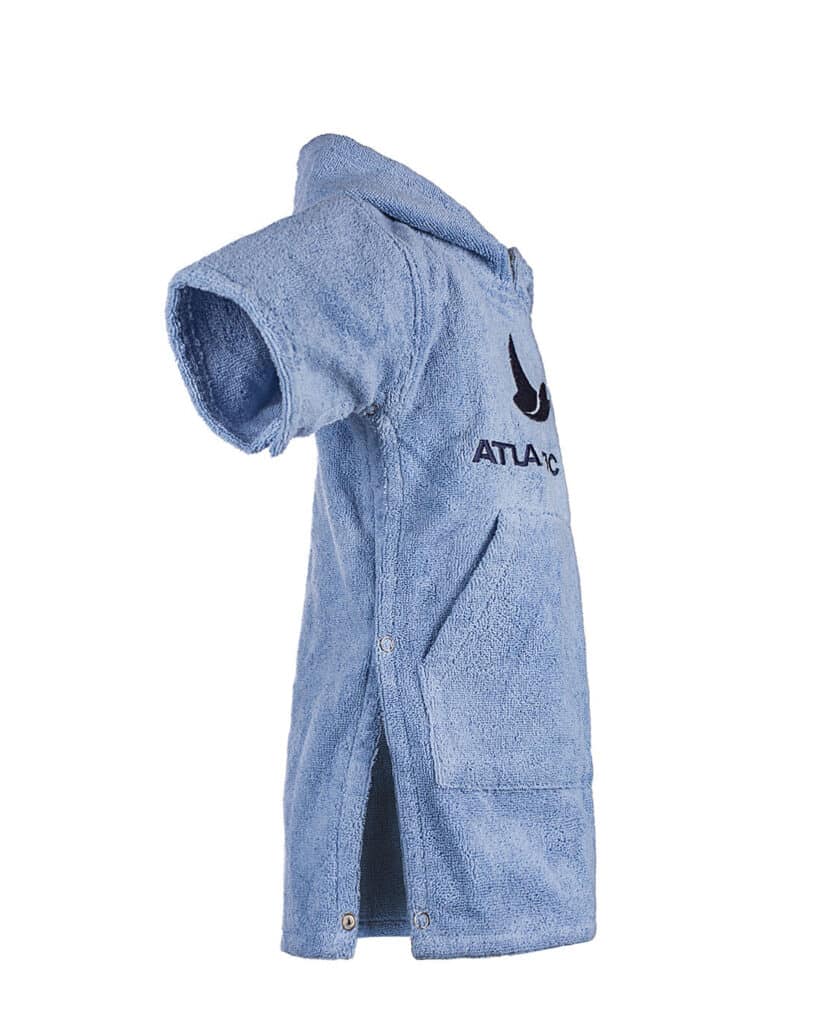 Surf Poncho Basic Baby | Light Blue - ATLANTIC SHORE | Surf Ponchos