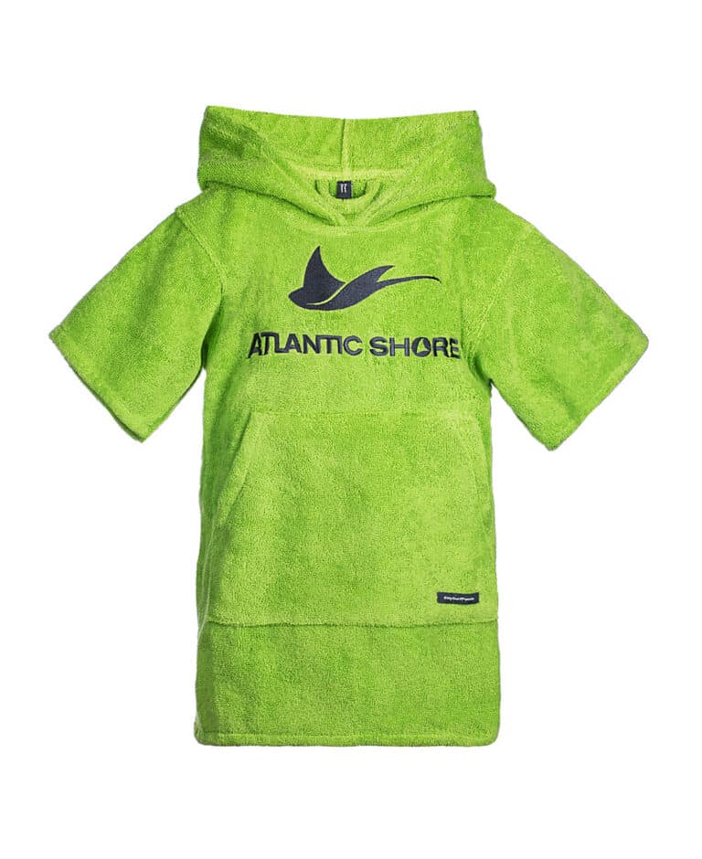 Surf Poncho Basic Kids | Green - ATLANTIC SHORE | Surf Ponchos