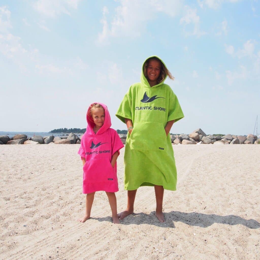 Surf Poncho Basic Kids | Pink - ATLANTIC SHORE | Surf Ponchos